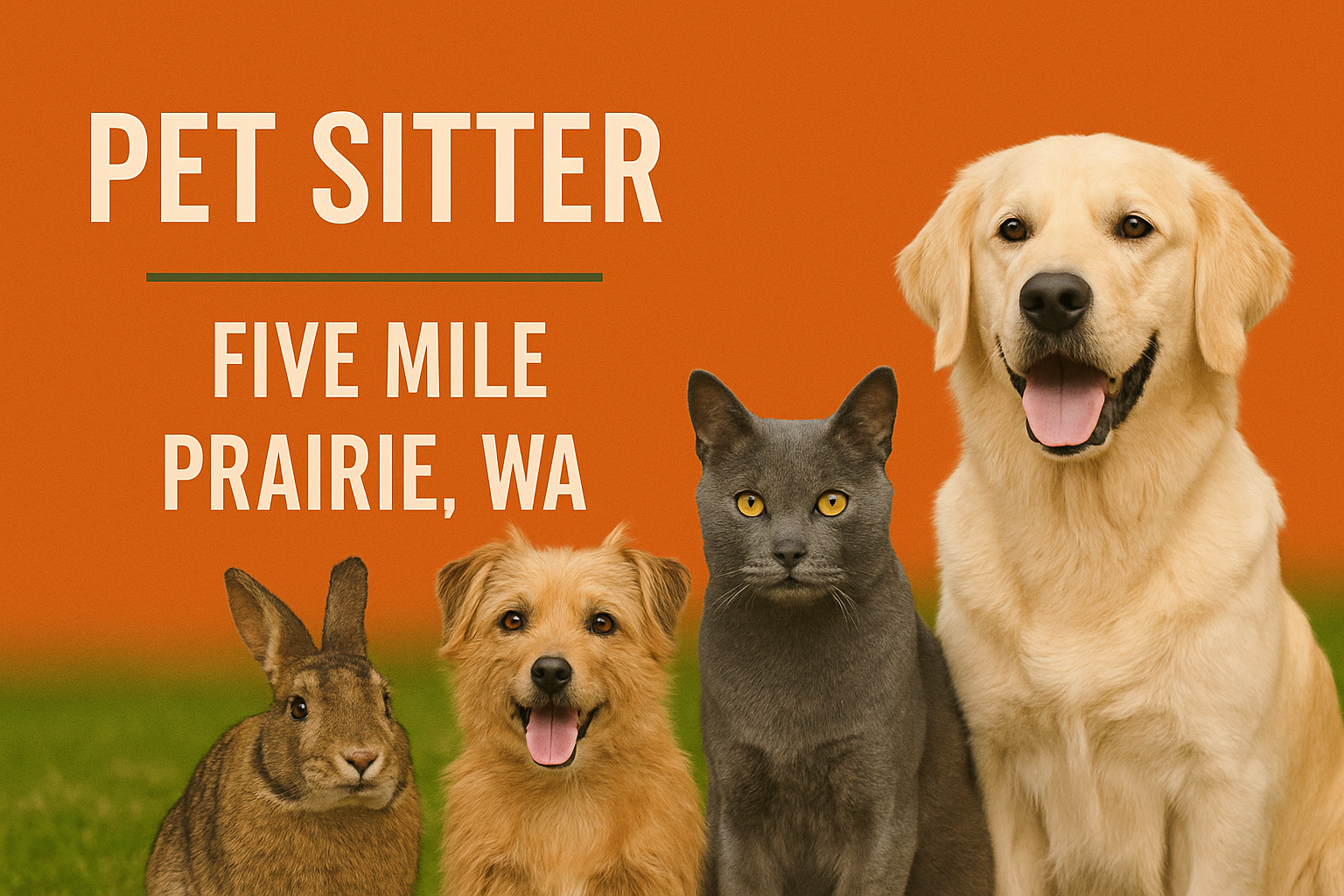 Pet Sitting Five Mile Prairie Spokane, WA - Spokane's Best Pet Sitter